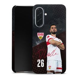 DeinDesign Galaxy A36 5G Handy Premium Case Smartphone Handyh&uuml;lle Schutzh&uuml;lle matt Official Licensed Product Deniz Undav Vfb Stuttgart Premium Case