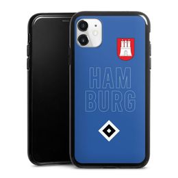 DeinDesign iPhone 11 Handy Silikon H&uuml;lle Case schwarz Handyh&uuml;lle Official Licensed Product Hamburg Hamburger Sv