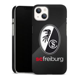 DeinDesign iPhone 13 Handy Premium Case Smartphone Handyh&uuml;lle Schutzh&uuml;lle matt Sc Freiburg Lettering Logo Premium Case