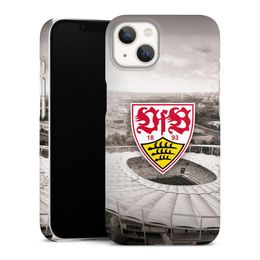 DeinDesign iPhone 13 Handy Premium Case Smartphone Handyh&uuml;lle Schutzh&uuml;lle matt Official Licensed Product Vfb Stuttgart Stadium Premium Case