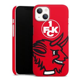 DeinDesign iPhone 13 Handy Premium Case Smartphone Handyh&uuml;lle Schutzh&uuml;lle matt Devil 1. Fc Kaiserslautern 1. Fck Premium Case