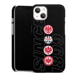 DeinDesign iPhone 13 Handy Premium Case Smartphone Handyh&uuml;lle Schutzh&uuml;lle matt Eagle Logo Eintracht Frankfurt Premium Case
