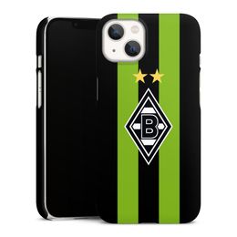 DeinDesign iPhone 13 Handy Premium Case Smartphone Handyh&uuml;lle Schutzh&uuml;lle matt Stripes Borussia M&ouml;nchengladbach Gladbach Premium Case