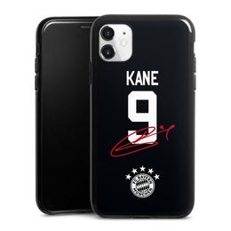 DeinDesign iPhone 11 Handy Silikon H&uuml;lle Case schwarz Handyh&uuml;lle Jersey Harry Kane Fc Bayern M&uuml;nchen
