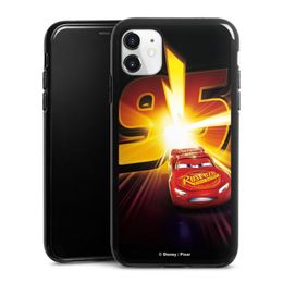 DeinDesign iPhone 11 Handy Silikon H&uuml;lle Case schwarz Handyh&uuml;lle Official Licensed Product Cars Lightning Mcqueen 95