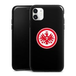 DeinDesign iPhone 11 Handy Silikon H&uuml;lle Case schwarz Handyh&uuml;lle Sge Eintracht Frankfurt Eagle