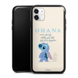 DeinDesign iPhone 11 Handy Silikon H&uuml;lle Case schwarz Handyh&uuml;lle Disney Lilo & Stitch Official Licensed Product