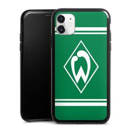 DeinDesign iPhone 11 Handy Silikon H&uuml;lle Case schwarz Handyh&uuml;lle Official Licensed Product Logo Sv Werder Bremen