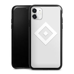 DeinDesign iPhone 11 Handy Silikon H&uuml;lle Case schwarz Handyh&uuml;lle Hsv Coat Of Arms Hamburger Sv