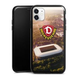 DeinDesign iPhone 11 Handy Silikon H&uuml;lle Case schwarz Handyh&uuml;lle Stadium Sg Dynamo Dresden Sgd