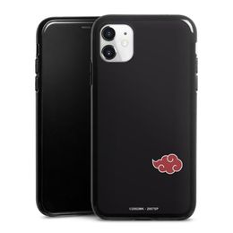 DeinDesign iPhone 11 Handy Silikon H&uuml;lle Case schwarz Handyh&uuml;lle Official Licensed Product Akatsuki Naruto Shippuden