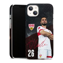 DeinDesign iPhone 13 Handy Premium Case Smartphone Handyh&uuml;lle Schutzh&uuml;lle matt Official Licensed Product Deniz Undav Vfb Stuttgart Premium Case