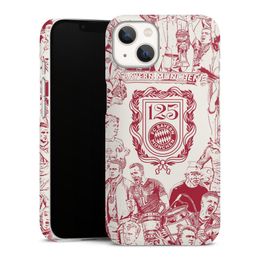 DeinDesign iPhone 13 Handy Premium Case Smartphone Handyh&uuml;lle Schutzh&uuml;lle matt Official Licensed Product Fcb 125 Jahre Fc Bayern M&uuml;nchen Premium Case