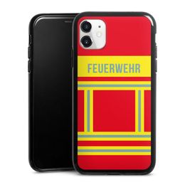 DeinDesign iPhone 11 Handy Silikon H&uuml;lle Case schwarz Handyh&uuml;lle Fire Fighters Life Saver Fire Fighter