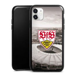 DeinDesign iPhone 11 Handy Silikon H&uuml;lle Case schwarz Handyh&uuml;lle Vfb Stuttgart Stadium Official Licensed Product