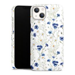 DeinDesign iPhone 13 Handy Premium Case Smartphone Handyh&uuml;lle Schutzh&uuml;lle matt Flowers Muster Flower Premium Case
