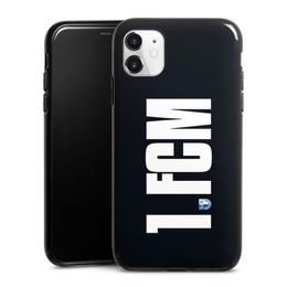 DeinDesign iPhone 11 Handy Silikon H&uuml;lle Case schwarz Handyh&uuml;lle Official Licensed Product 1. Fc Magdeburg 1. Fcm