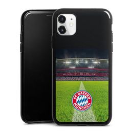 DeinDesign iPhone 11 Handy Silikon H&uuml;lle Case schwarz Handyh&uuml;lle Fc Bayern M&uuml;nchen Stadium Fcb