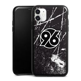 DeinDesign iPhone 11 Handy Silikon H&uuml;lle Case schwarz Handyh&uuml;lle H96 Hannover 96 Official Licensed Product