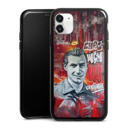 DeinDesign iPhone 11 Handy Silikon H&uuml;lle Case schwarz Handyh&uuml;lle 1. Fc Kaiserslautern 1. Fck Fritz Walter