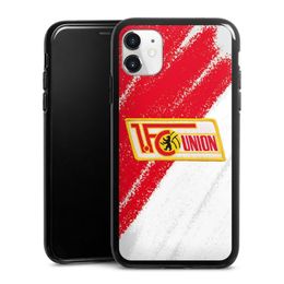 DeinDesign iPhone 11 Handy Silikon H&uuml;lle Case schwarz Handyh&uuml;lle Official Licensed Product Logo 1. Fc Union Berlin