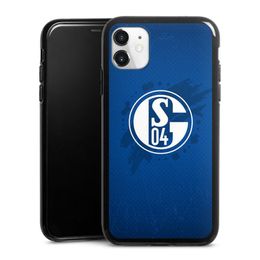 DeinDesign iPhone 11 Handy Silikon H&uuml;lle Case schwarz Handyh&uuml;lle Schalke 04 Official Licensed Product Fc Schalke 04
