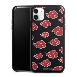 DeinDesign iPhone 11 Handy Silikon H&uuml;lle Case schwarz Handyh&uuml;lle Naruto Shippuden Akatsuki Official Licensed Product