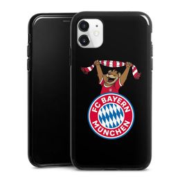 DeinDesign iPhone 11 Handy Silikon H&uuml;lle Case schwarz Handyh&uuml;lle Fc Bayern M&uuml;nchen Bernie Official Licensed Product