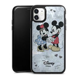 DeinDesign iPhone 11 Handy Silikon H&uuml;lle Case schwarz Handyh&uuml;lle Vintage Disney