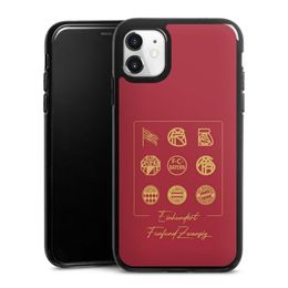 DeinDesign iPhone 11 Handy Silikon H&uuml;lle Case schwarz Handyh&uuml;lle Fcb 125 Jahre Fc Bayern M&uuml;nchen Merchandise