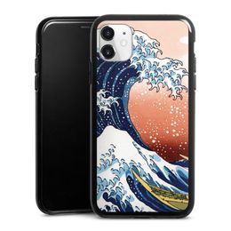 DeinDesign iPhone 11 Handy Silikon H&uuml;lle Case schwarz Handyh&uuml;lle Japan Die Gro&szlig;e Welle Vor Kanagawa Art