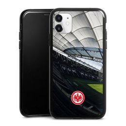 DeinDesign iPhone 11 Handy Silikon H&uuml;lle Case schwarz Handyh&uuml;lle Stadium Official Licensed Product Eintracht Frankfurt