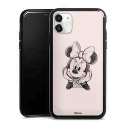 DeinDesign iPhone 11 Handy Silikon H&uuml;lle Case schwarz Handyh&uuml;lle Disney Minnie Mouse Official Licensed Product