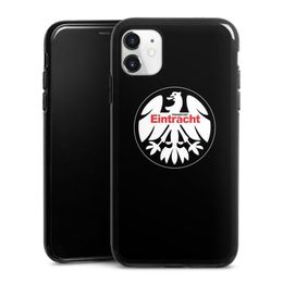 DeinDesign iPhone 11 Handy Silikon H&uuml;lle Case schwarz Handyh&uuml;lle Sge Official Licensed Product Eintracht Frankfurt