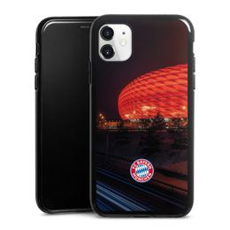 DeinDesign iPhone 11 Handy Silikon H&uuml;lle Case schwarz Handyh&uuml;lle Fc Bayern M&uuml;nchen Stadium Fcb