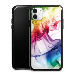 DeinDesign iPhone 11 Handy Silikon H&uuml;lle Case schwarz Handyh&uuml;lle Colour Water Rainbow