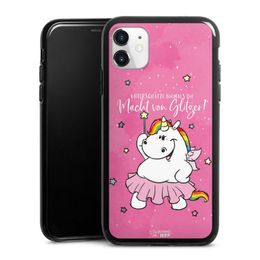 DeinDesign iPhone 11 Handy Silikon H&uuml;lle Case schwarz Handyh&uuml;lle Pummeleinhorn Official Licensed Product Pummel & Friends