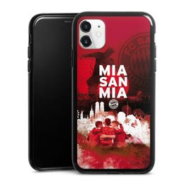 DeinDesign iPhone 11 Handy Silikon H&uuml;lle Case schwarz Handyh&uuml;lle Mia San Mia Fcb Fc Bayern M&uuml;nchen