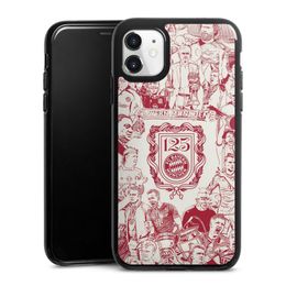 DeinDesign iPhone 11 Handy Silikon H&uuml;lle Case schwarz Handyh&uuml;lle Fcb 125 Jahre Fc Bayern M&uuml;nchen Official Licensed Product
