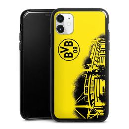 DeinDesign iPhone 11 Handy Silikon H&uuml;lle Case schwarz Handyh&uuml;lle Stadium Bvb Borussia Dortmund