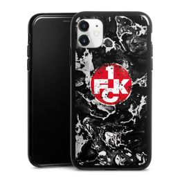 DeinDesign iPhone 11 Handy Silikon H&uuml;lle Case schwarz Handyh&uuml;lle Coat Of Arms Muster 1. Fc Kaiserslautern