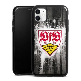 DeinDesign iPhone 11 Handy Silikon H&uuml;lle Case schwarz Handyh&uuml;lle Official Licensed Product Bundesliga Vfb Stuttgart