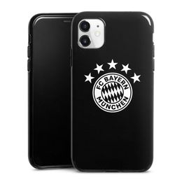 DeinDesign iPhone 11 Handy Silikon H&uuml;lle Case schwarz Handyh&uuml;lle Fcb Transparent Fc Bayern M&uuml;nchen