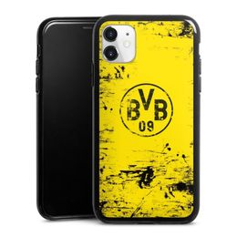 DeinDesign iPhone 11 Handy Silikon H&uuml;lle Case schwarz Handyh&uuml;lle Borussia Dortmund Bvb Official Licensed Product