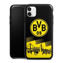DeinDesign iPhone 11 Handy Silikon H&uuml;lle Case schwarz Handyh&uuml;lle Borussia Dortmund Stadium Bvb