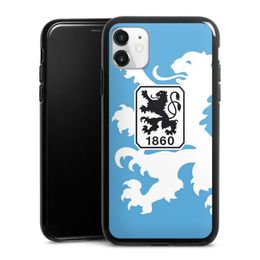DeinDesign iPhone 11 Handy Silikon H&uuml;lle Case schwarz Handyh&uuml;lle Tsv 1860 M&uuml;nchen Official Licensed Product Coat Of Arms