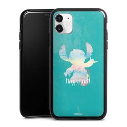 DeinDesign iPhone 11 Handy Silikon H&uuml;lle Case schwarz Handyh&uuml;lle Official Licensed Product Disney Lilo & Stitch