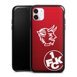 DeinDesign iPhone 11 Handy Silikon H&uuml;lle Case schwarz Handyh&uuml;lle Devil Official Licensed Product 1. Fc Kaiserslautern