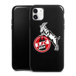DeinDesign iPhone 11 Handy Silikon H&uuml;lle Case schwarz Handyh&uuml;lle Transparent 1. Fc K&ouml;ln Logo