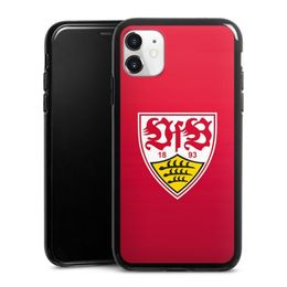 DeinDesign iPhone 11 Handy Silikon H&uuml;lle Case schwarz Handyh&uuml;lle Logo Vfb Stuttgart Official Licensed Product